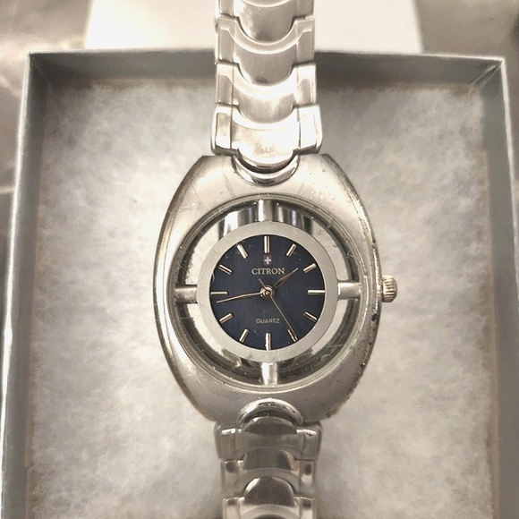 Citron | Accessories | Beautiful Blue Dial Citron Womens Silver Quartz ...